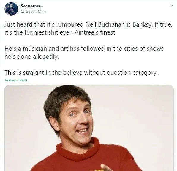 Acusan a Neil Buchanan, de Art Attack, de ser el enigmático grafitero ...