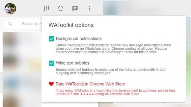 WAToolkit: la extensión que debés tener si usas WhatsApp Web
