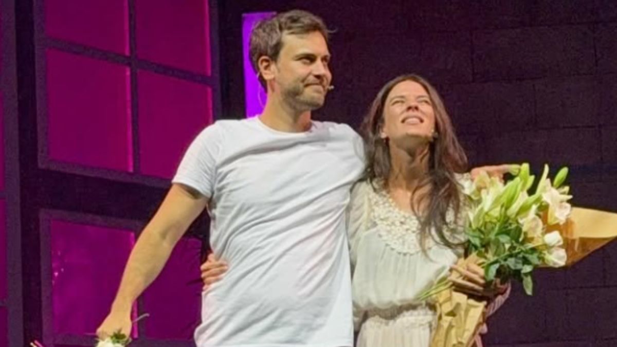 Gimena Accardi terminó su obra de teatro con Andrés Gil a puro llanto ...