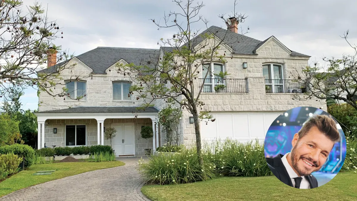Así es la impresionante casa de Marcelo Tinelli en Nordelta: con un ...