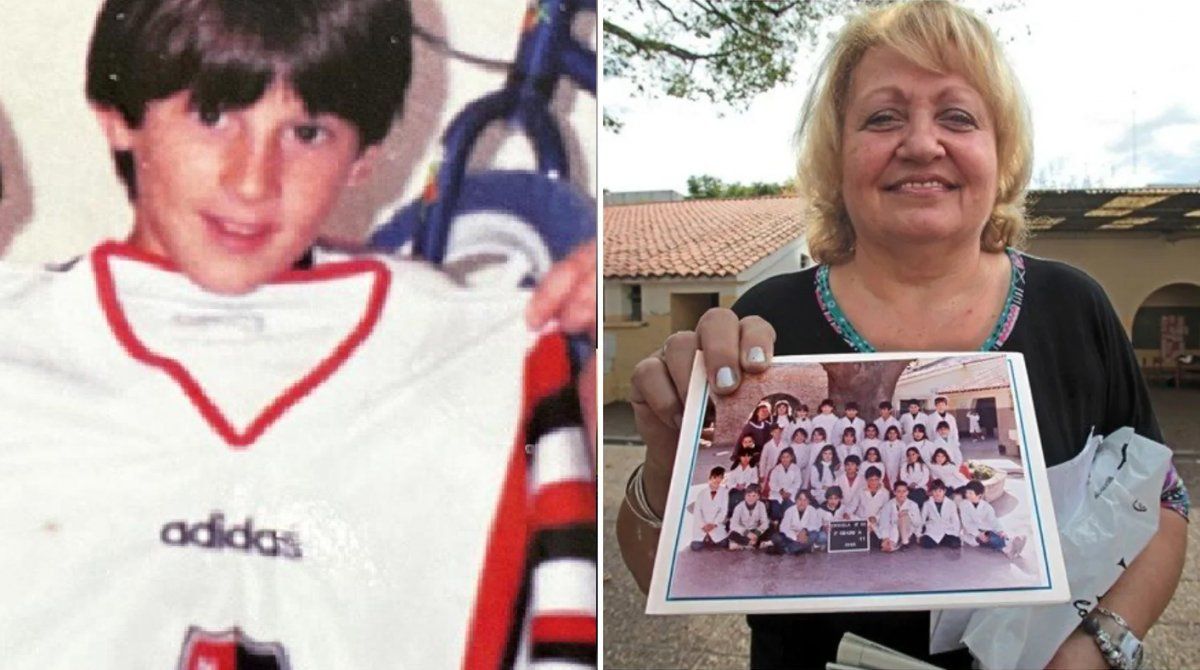 La conmovedora carta que escribió la primera maestra de Messi: Antes de ...