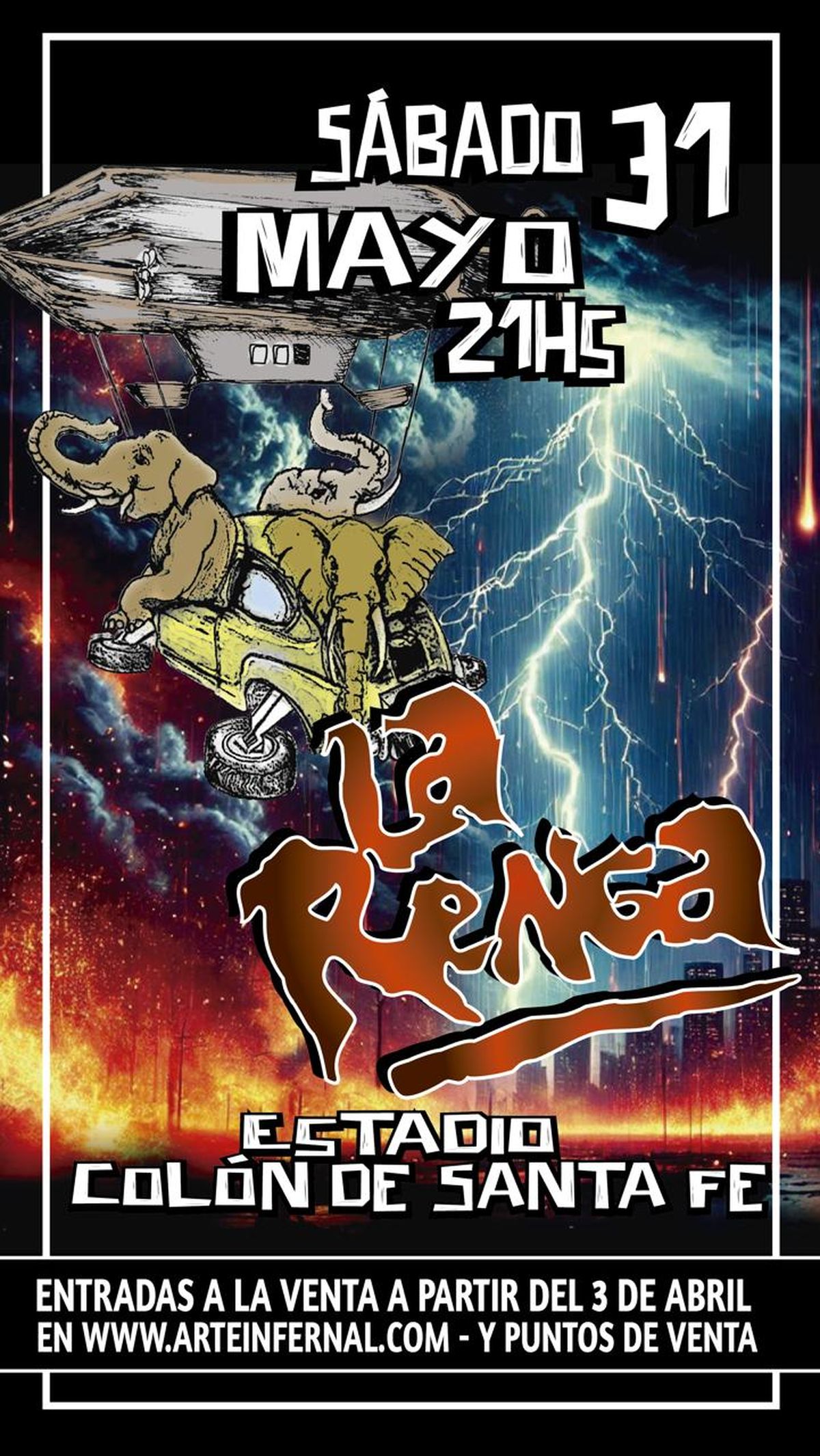 La Renga vuelve a Santa Fe: gran banquete en el estadio de Colón