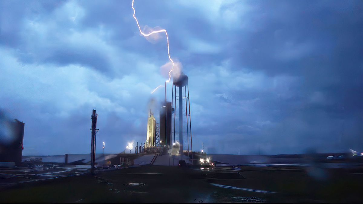 Impactante video muestra rayo cayendo sobre cohete de SpaceX