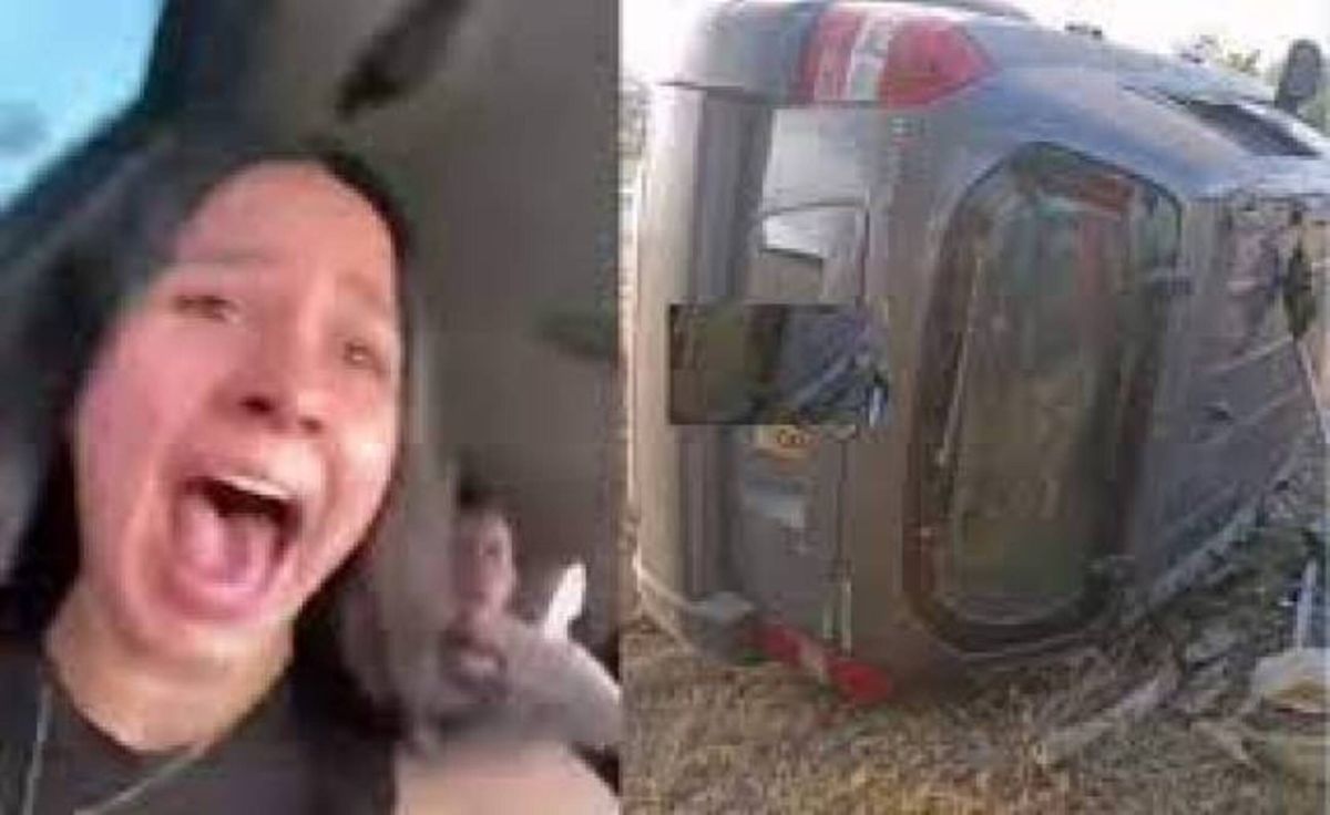 Hacían Un Tik Tok Mientras Manejaban Y Captaron El Momento Exacto En Que Sufren Un Brutal