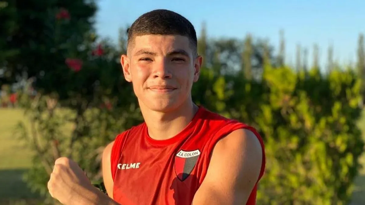 Leandro Quiroz, promesa de Colón de Santa Fe, sufrió una dura lesión ...