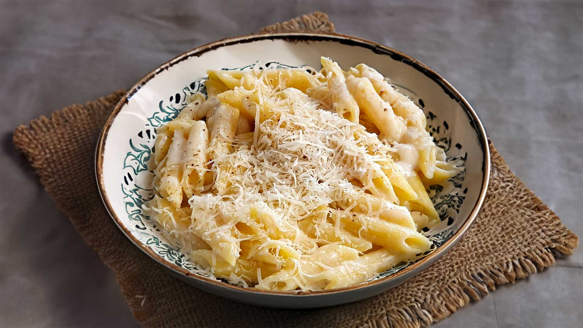 Fideos mostacholes con salsa de queso: la increíble receta de Jimena Monteverde