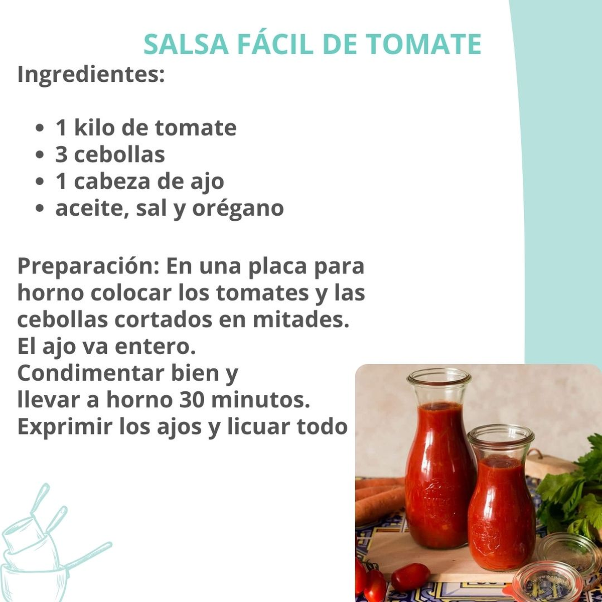 Salsa de tomate súper fácil: la receta rápida y económica para hacer en casa