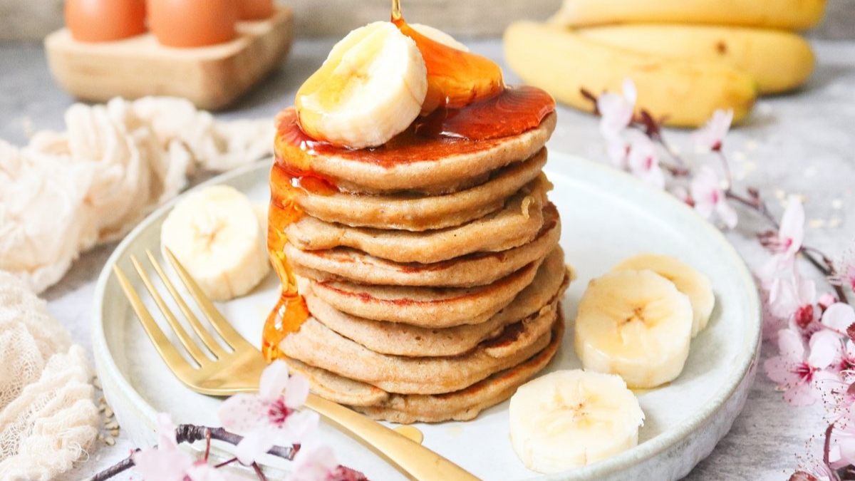 Cómo hacer panqueques de avena y banana sin huevos: la receta fácil y ...