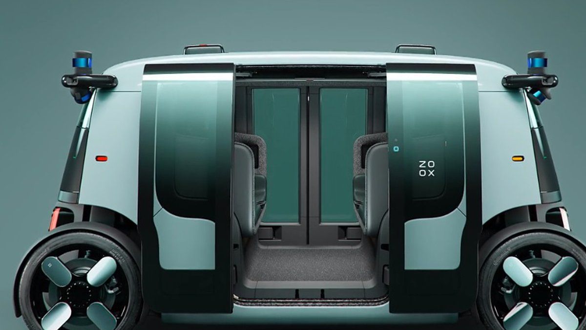 Amazon dio a conocer Zoox, un taxi-robot