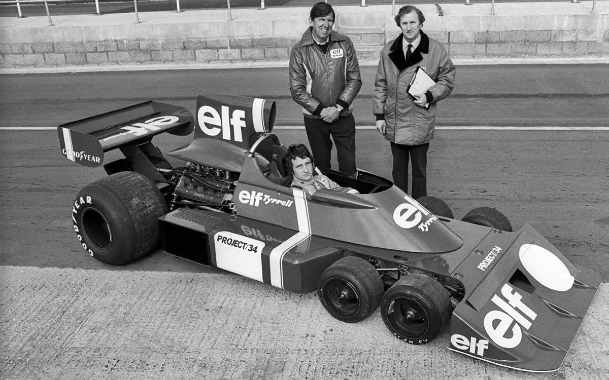 El Tyrrell P34, el único auto de seis ruedas que ganó una carrera de Fórmula 1