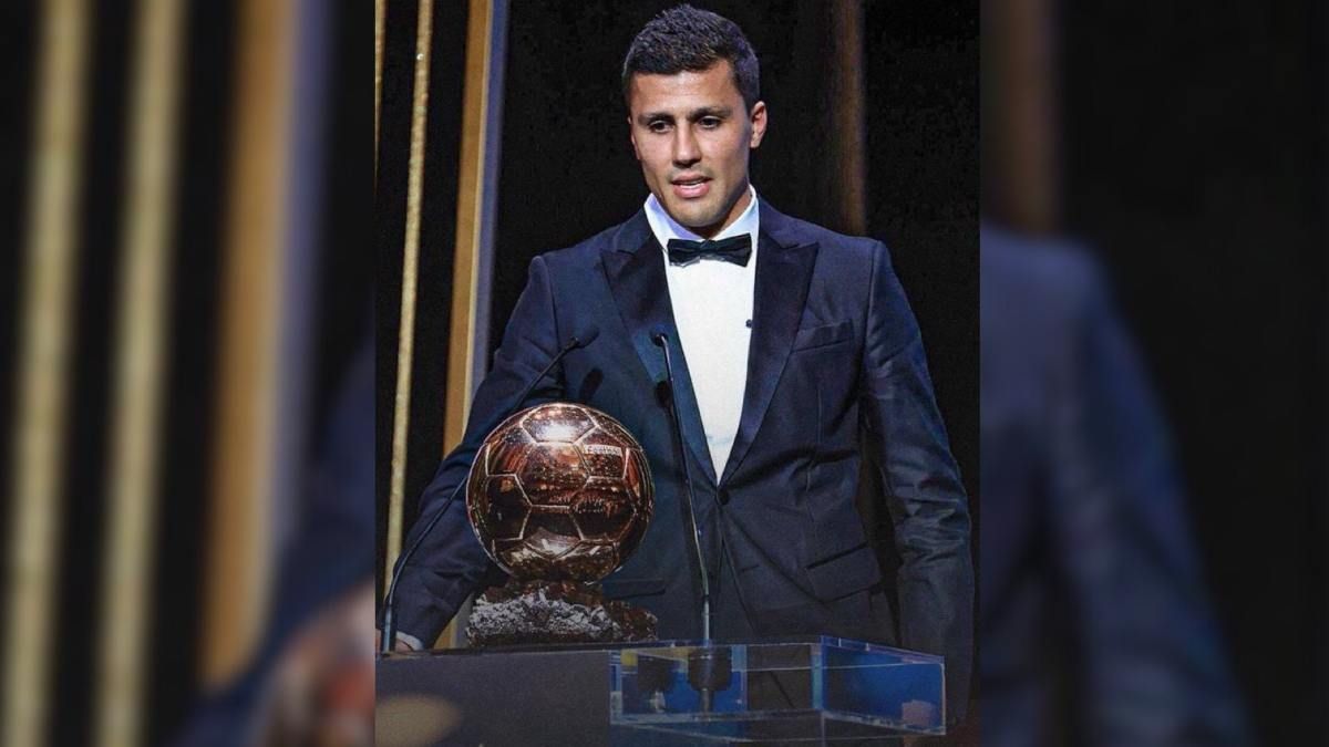 El futbolista español Rodri ganó el balón de oro 2024 tras una ...