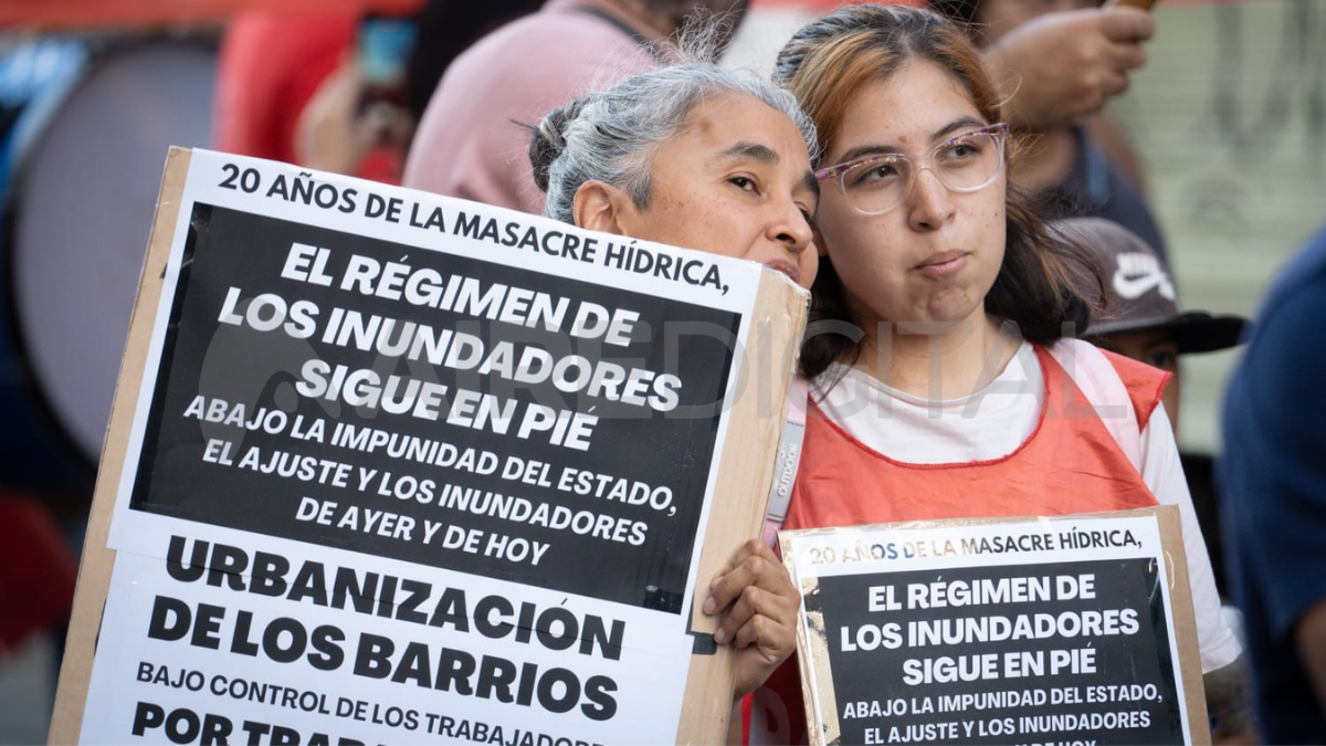 Santa Fe marchó a 20 años de la inundación del río Salado: Se remueve ...