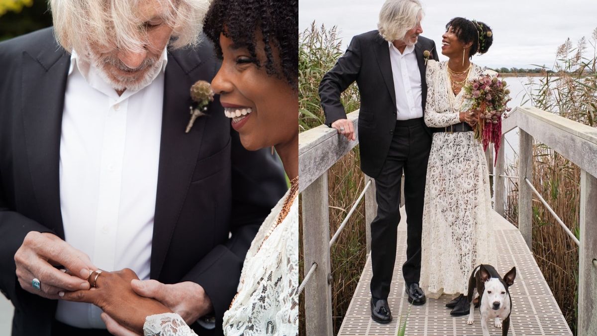 Roger Waters se casó por quinta vez