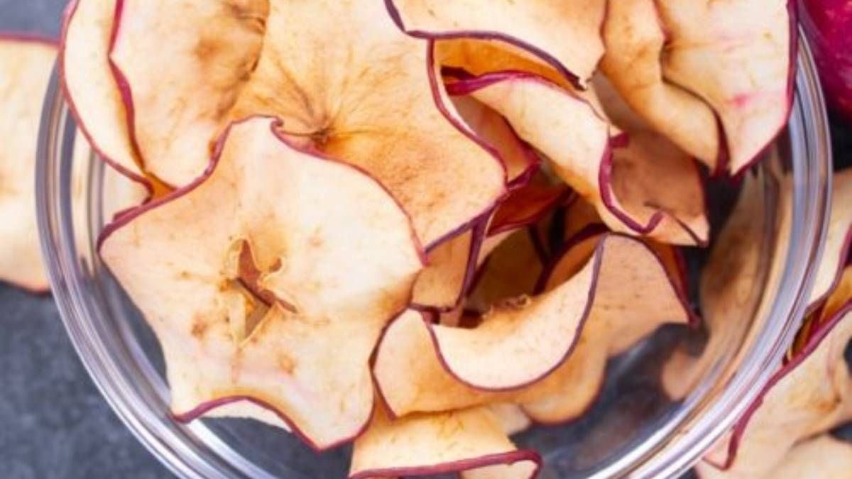 Chips de manzana en la freidora de aire: un snack nutritivo y delicioso ...