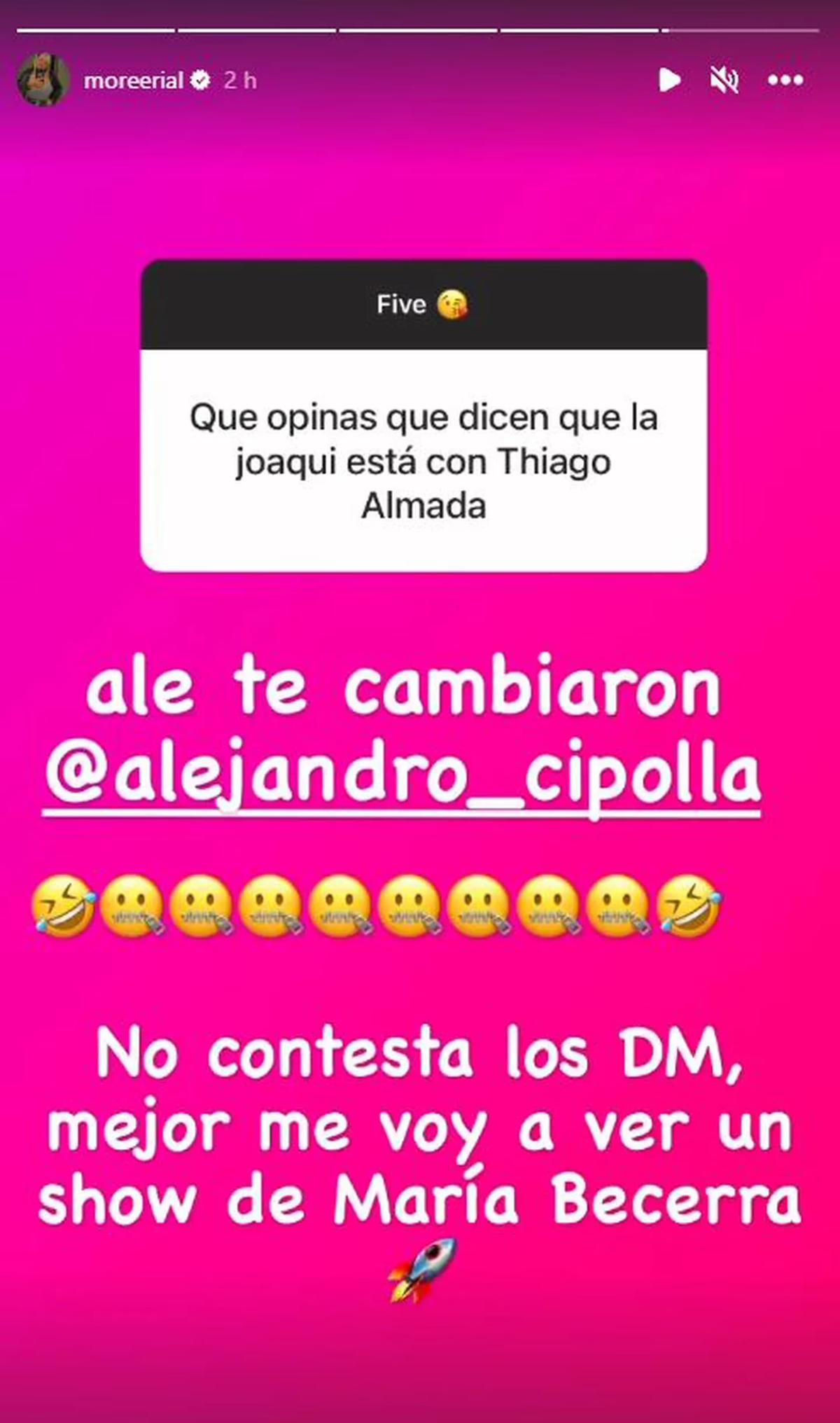 Morena Rial chicaneó a Alejandro Cipolla: "Ale, te cambiaron"