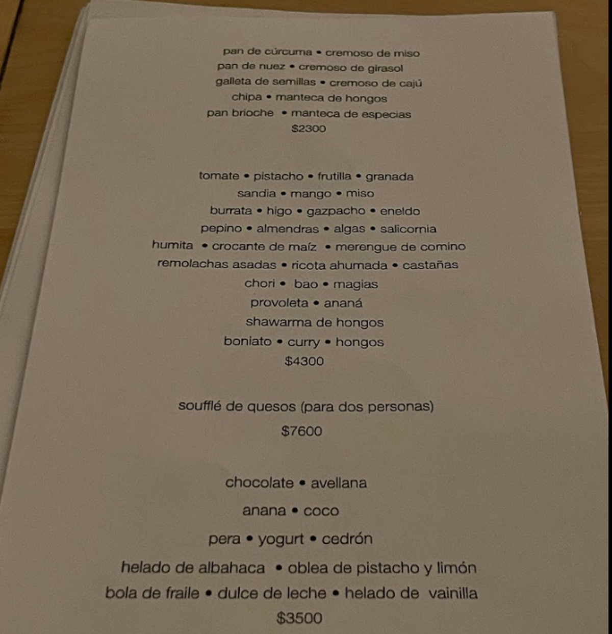 Cuánto cuesta una comida en el exclusivo restó vegetariano de Germán ...