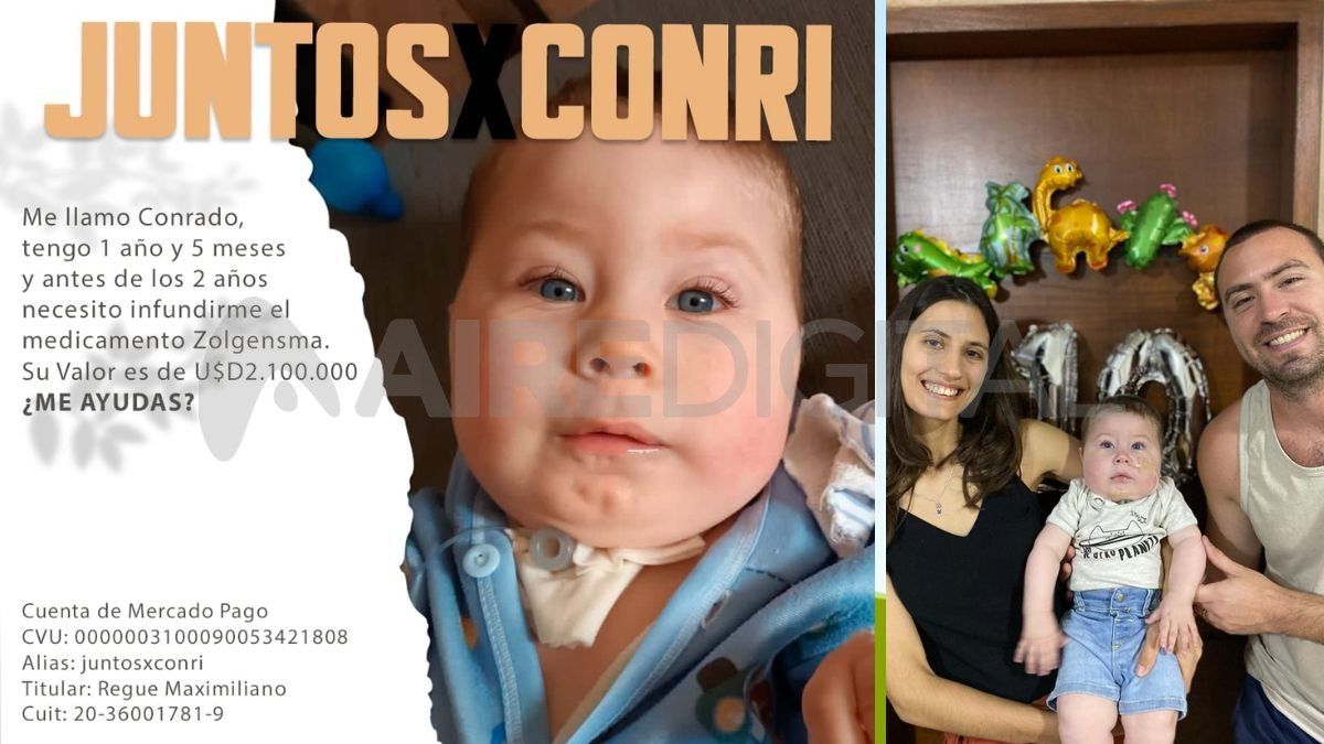 Juntos x Conri: la historia del bebé santafesino, detrás de la campaña ...