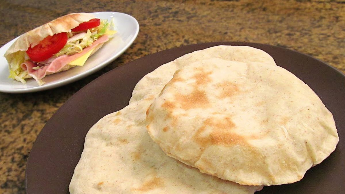 Pan árabe hecho en casa paso a paso