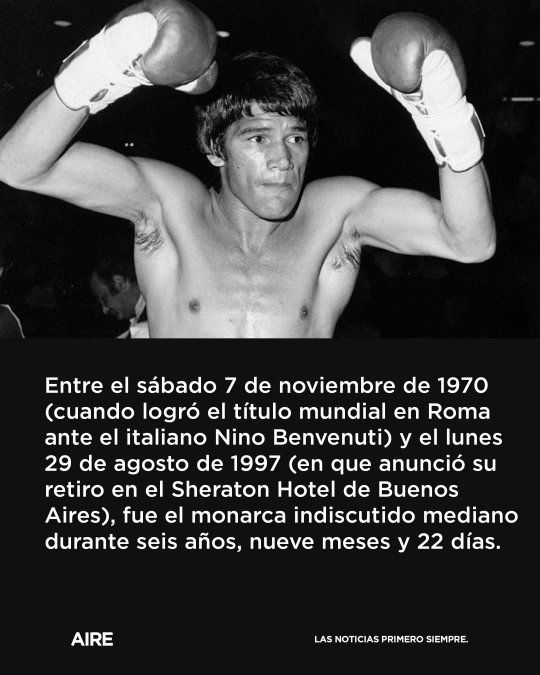 Carlos Monzón: la preparación rumbo a la conquista del mundo