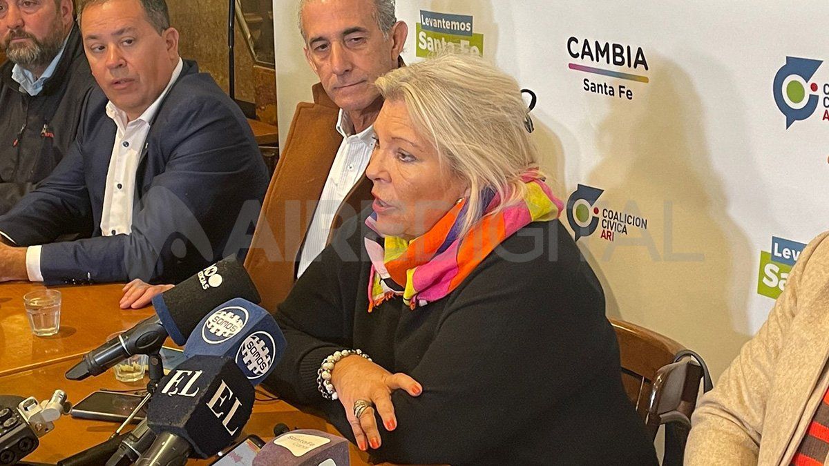 Elisa Carrió, dura con Losada: Carolina no conoce Santa Fe