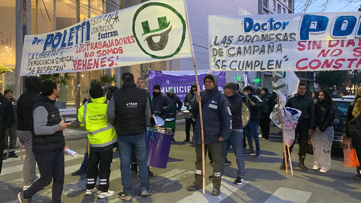 Santa Fe: una manifestación de Utram generó un caos de tránsito en el ...