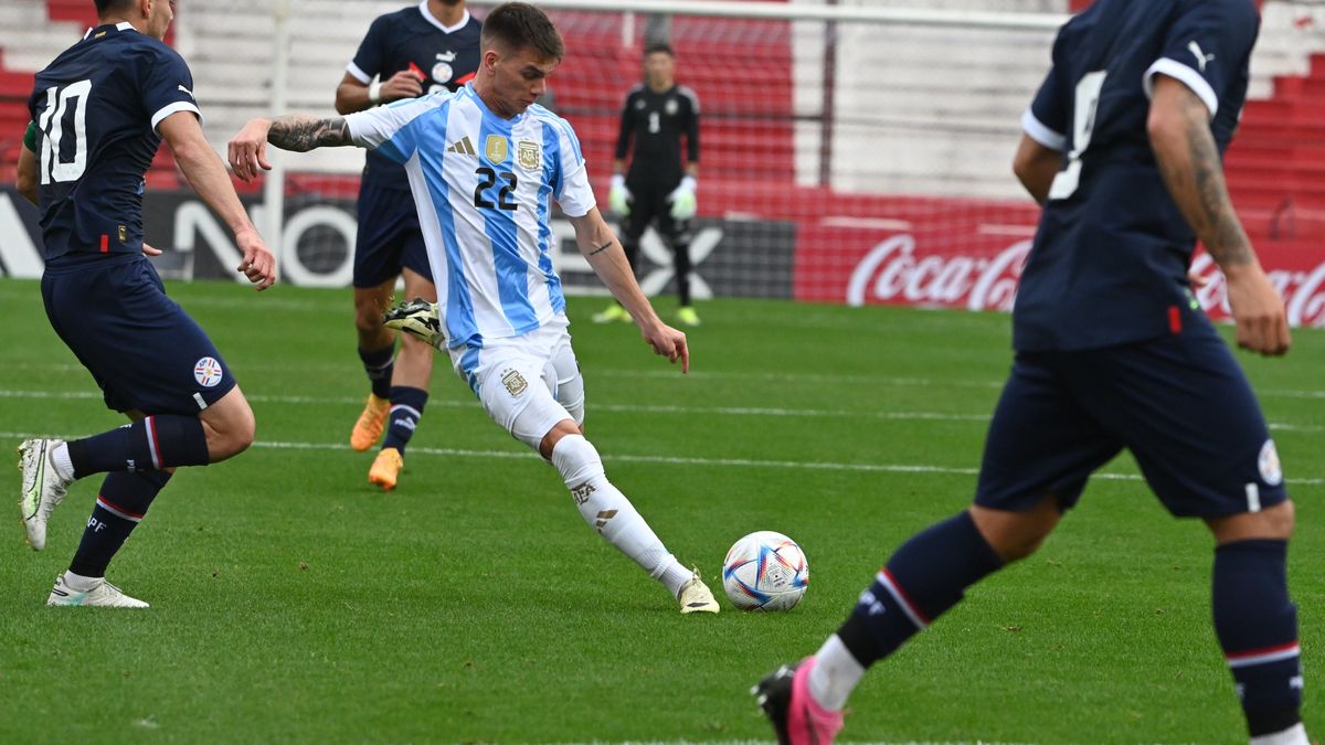 ¡Que golazo! Kevin Zenón debutó en las redes con la Selección Argentina