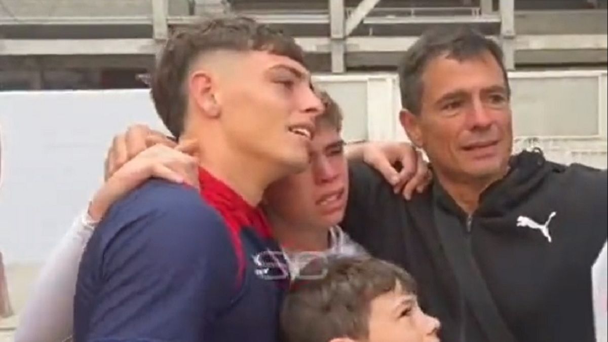 El EMOTIVO REENCUENTRO del goleador de Unión con su familia que hace llorar a todos
