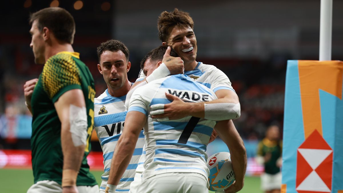Los Pumas 7s, tetracampeones en Vancouver y líderes del circuito mundial