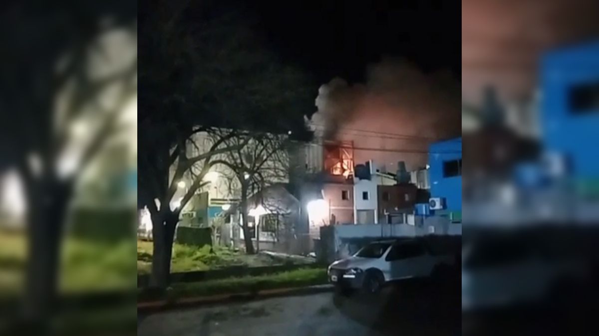 Fuerte explosión seguida de incendio en el Parque Industrial de Sauce ...