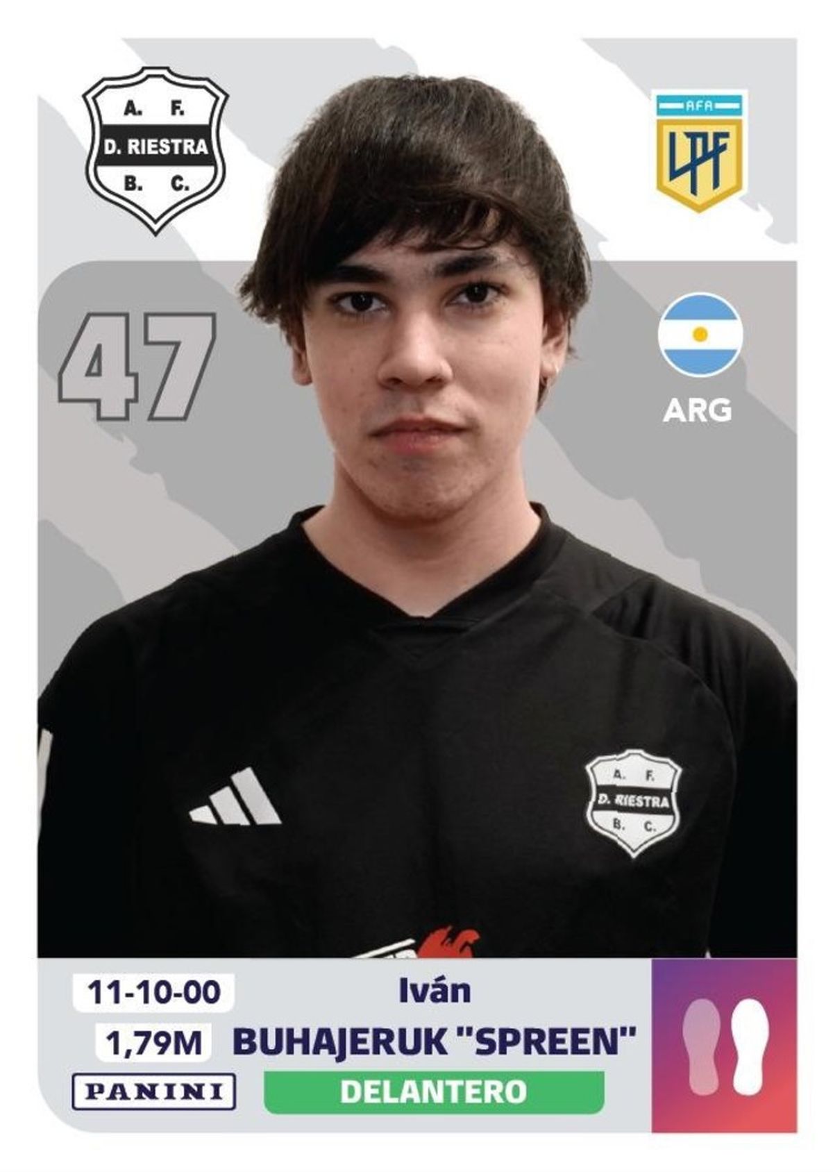 El streamer santafesino SPREEN figura inscripto en AFA por Deportivo Riestra