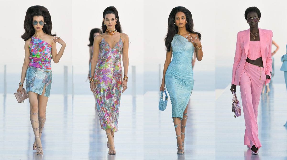 Iván de Pineda la rompió como anfitrión del desfile de Versace y una de las más grande estrellas ...