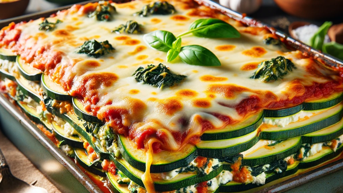 Lasagna de zucchini: la receta "detox" para después del fin de semana
