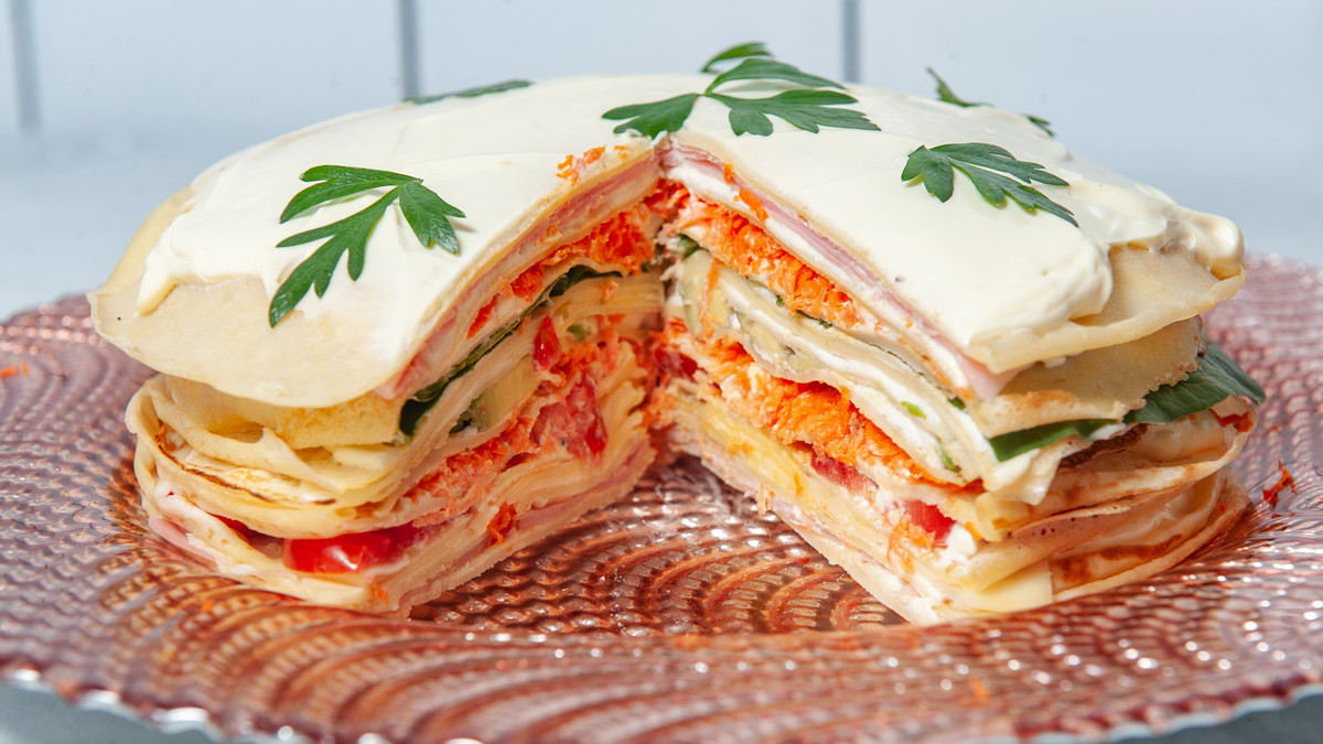 Una receta navideña que nunca falla: la torre de panqueques