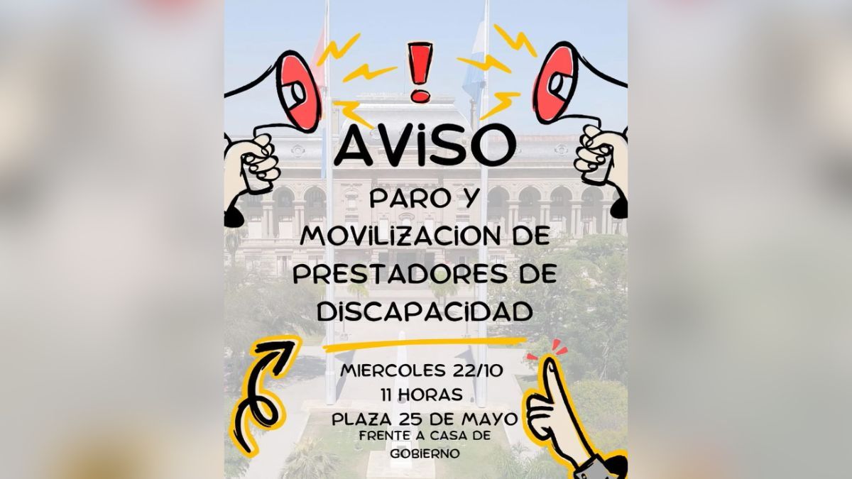 Paro nacional y movilización por discapacidad: en Santa Fe, será en la ...