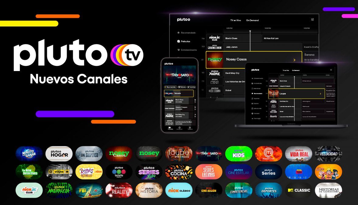 Pluto TV: la plataforma de streaming gratis sigue sumando contenido