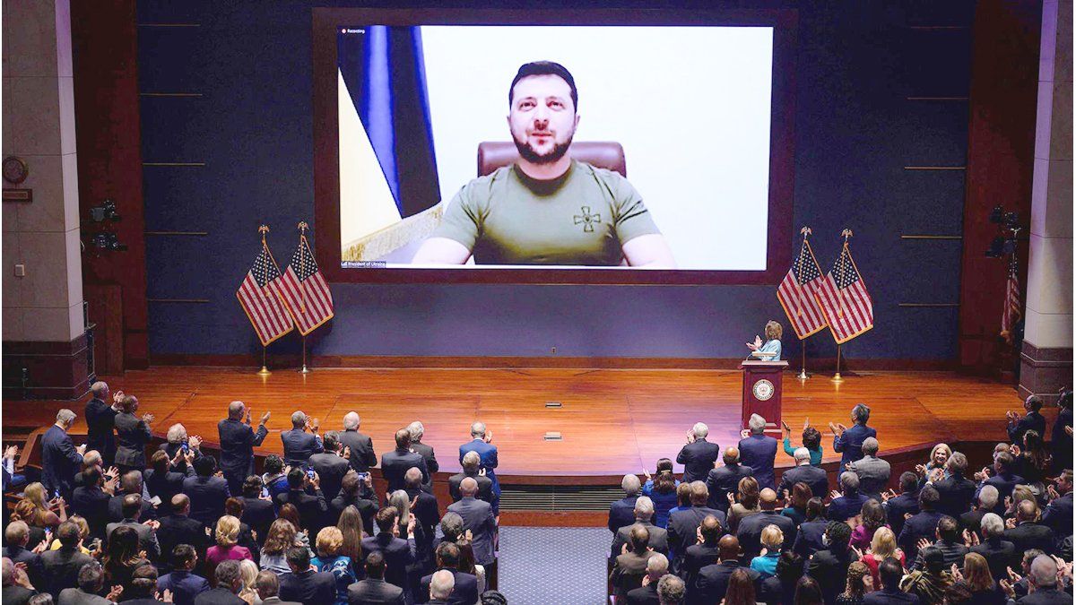 En el Congreso de Estados Unidos, Volodimir Zelenski pidió ayuda por la ... En el Congreso de Estados Unidos, Volodimir Zelenski pidió ayuda por la ...