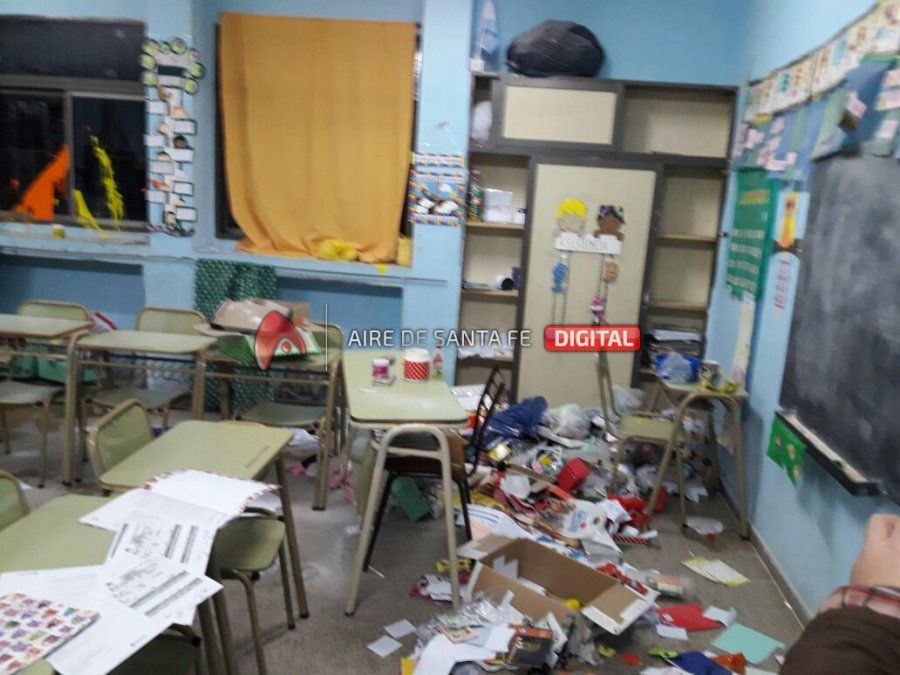 Vandalismo en la Escuela Nº 27