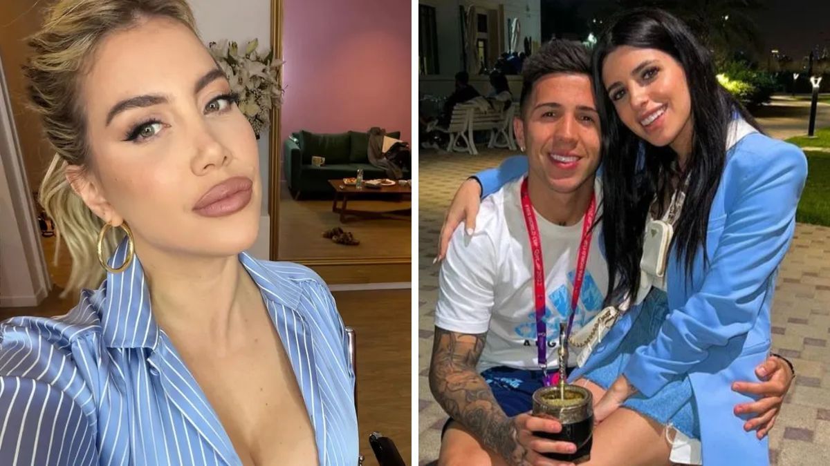 Se conoció el mensaje privado qué le escribió Wanda Nara a Enzo Fernández