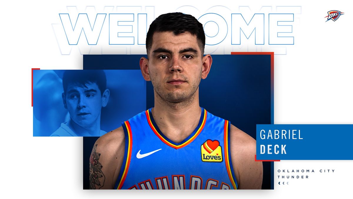 NBA: Gabriel Deck llega a la liga para ser jugador de los Oklahoma City ...