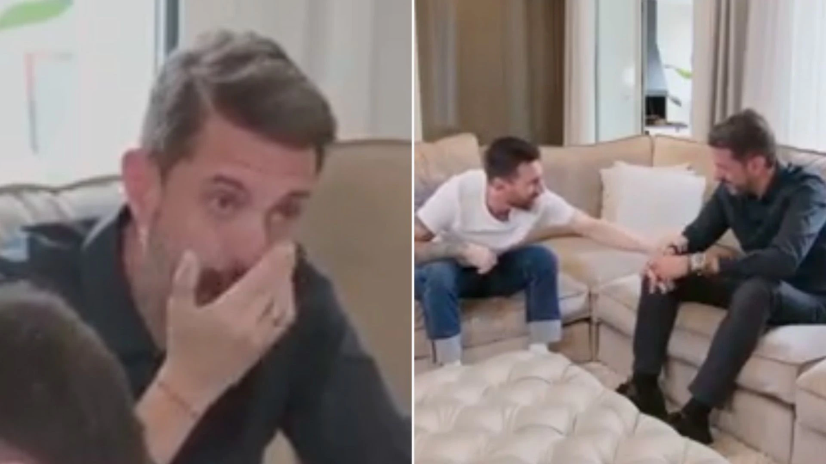 El momento en el que Pablo Giralt se quebró durante la entrevista con ...