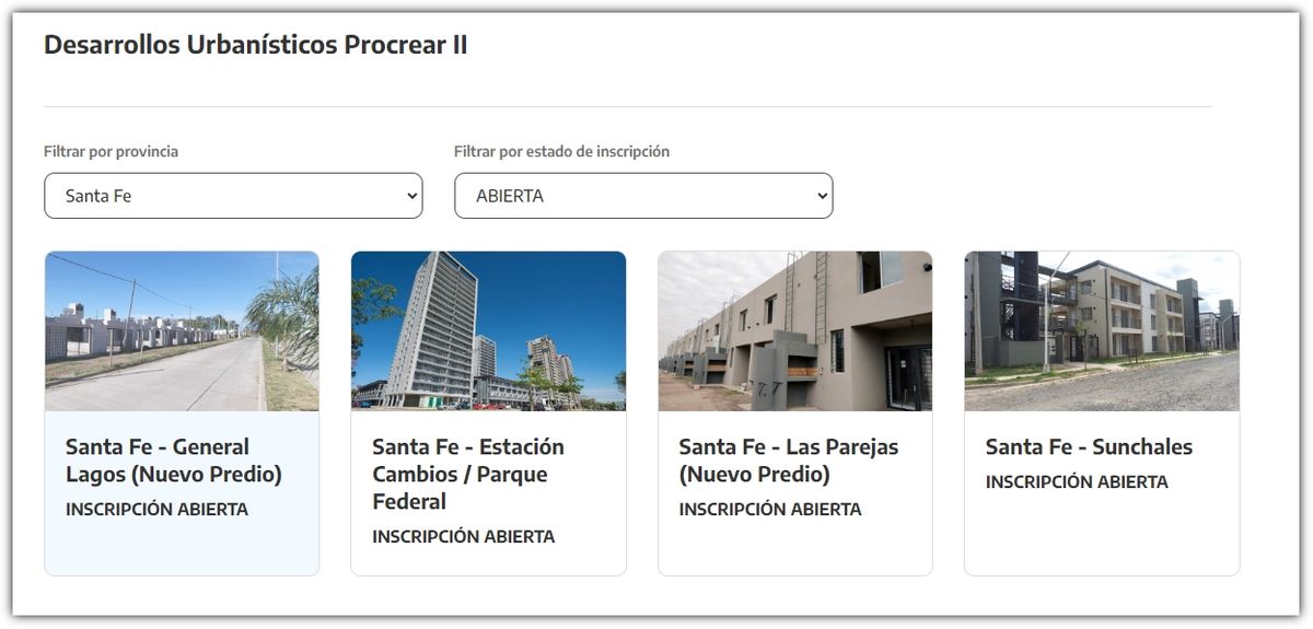 Procrear II en Santa Fe: reabrió la inscripción para acceder a viviendas en cuatro ciudades