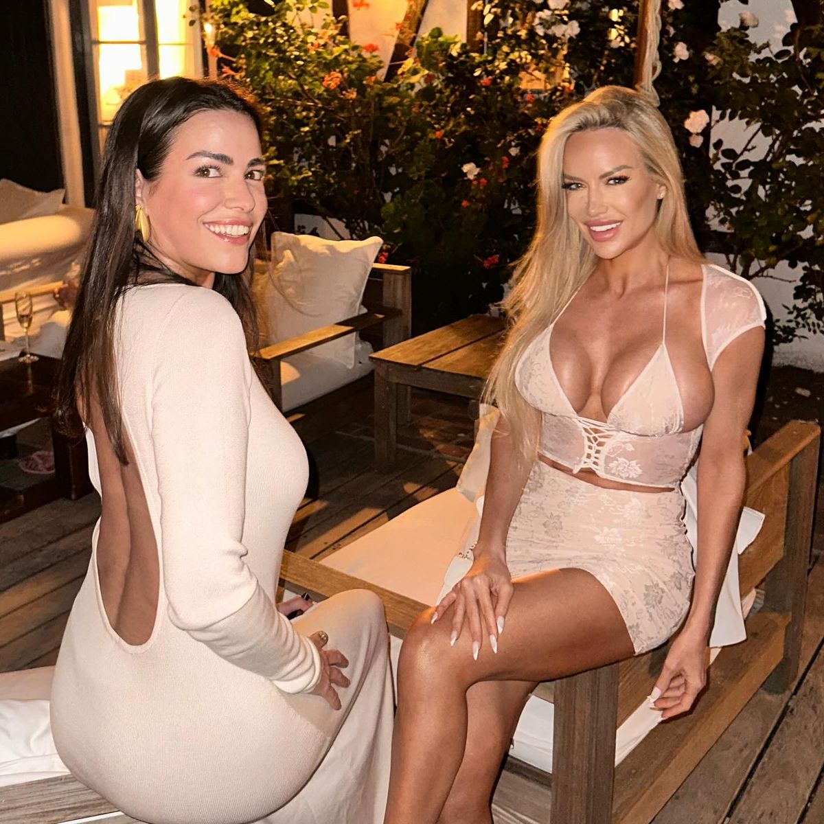 Luciana Salazar recibió el 2024 con un corpiño 3 talles más chicos y revolucionó las redes