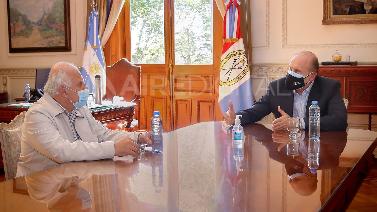 Omar Perotti y Miguel Lifschitz se reunieron a solas en Rosario