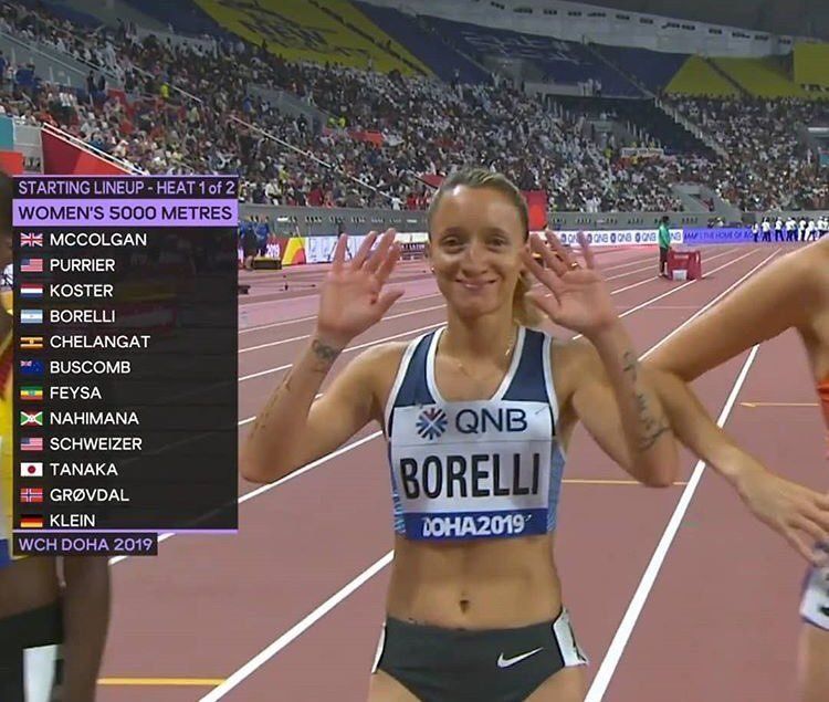 La argentina Florencia Borelli quedó eliminada del Mundial de Atletismo ...