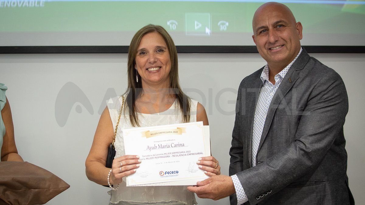 María Carina Ayub, la mujer que hizo despegar una empresa santafesina ...