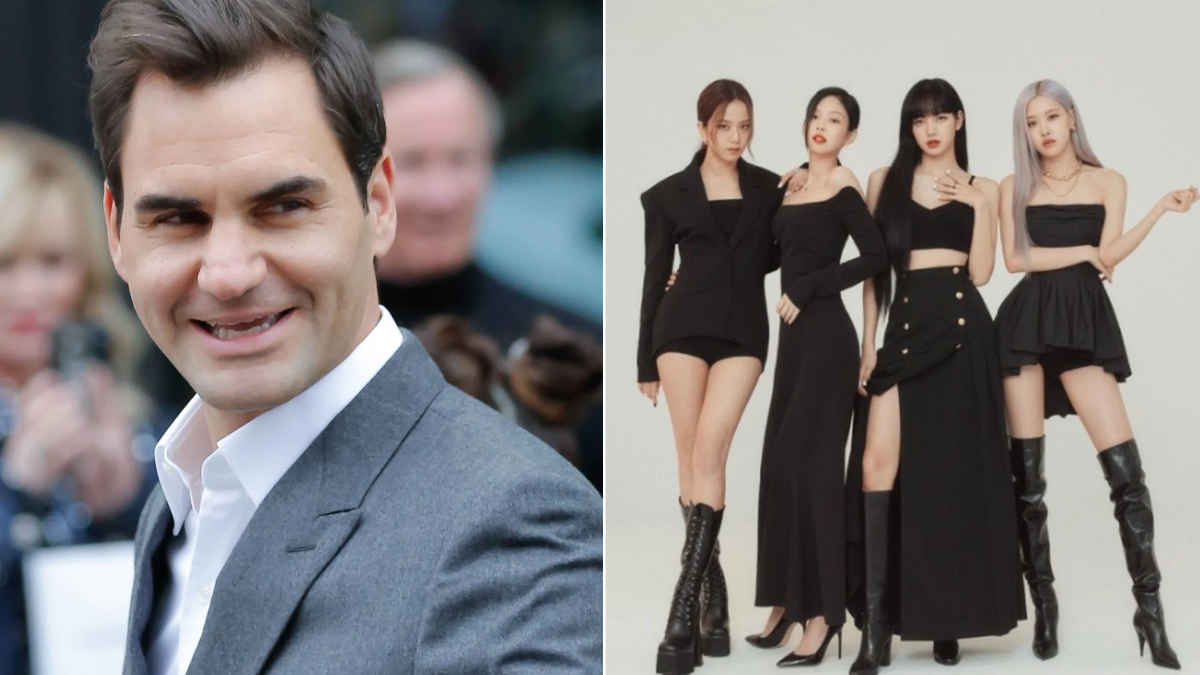 Kpop: BLACKPINK posó junto a Roger Federer y revolucionó las redes