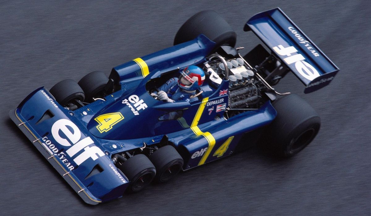 El Tyrrell P34, el único auto de seis ruedas que ganó una carrera de ...
