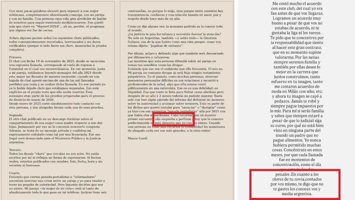 Wanda Nara y Mauro Icardi volvieron a hablar públicamente de los olores ...