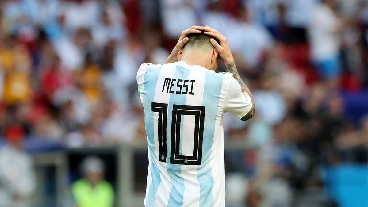 Messi, el falso 9 que no apareció