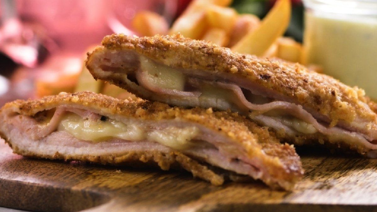 Cómo hacer milanesas de carne rellenas de jamón y queso
